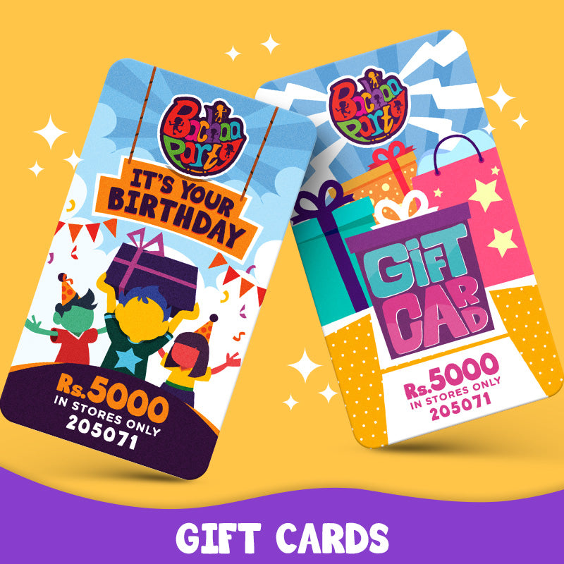 Gift Cards – Buy Bachaa Party Gift Cards Online