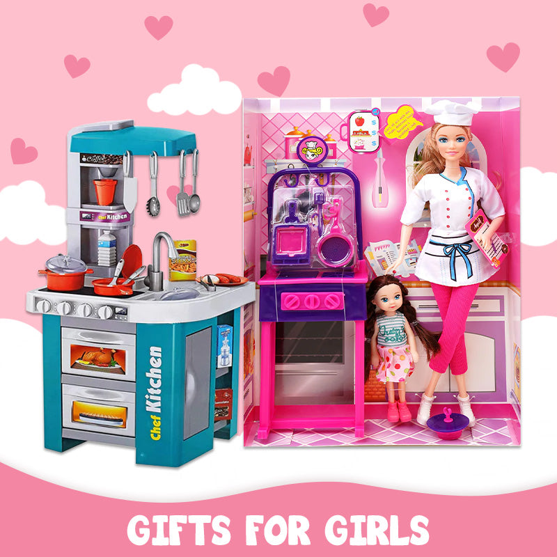 Girls Gift Sets – Doll Sets, & Paper Gift Bag with Carry Handle at ...