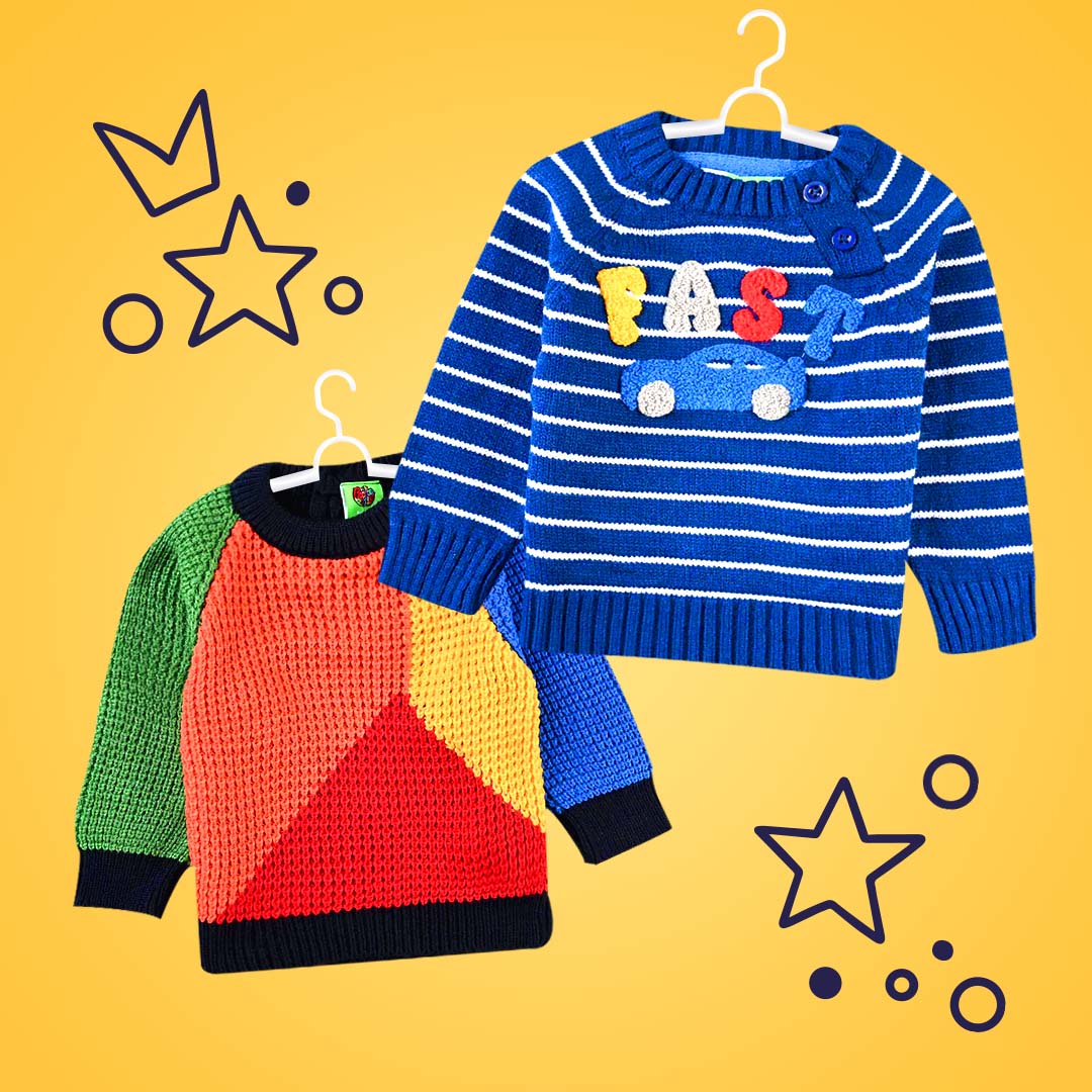 Baby Boy Designer Choice – Shirts & Sweaters | Bachaa Party