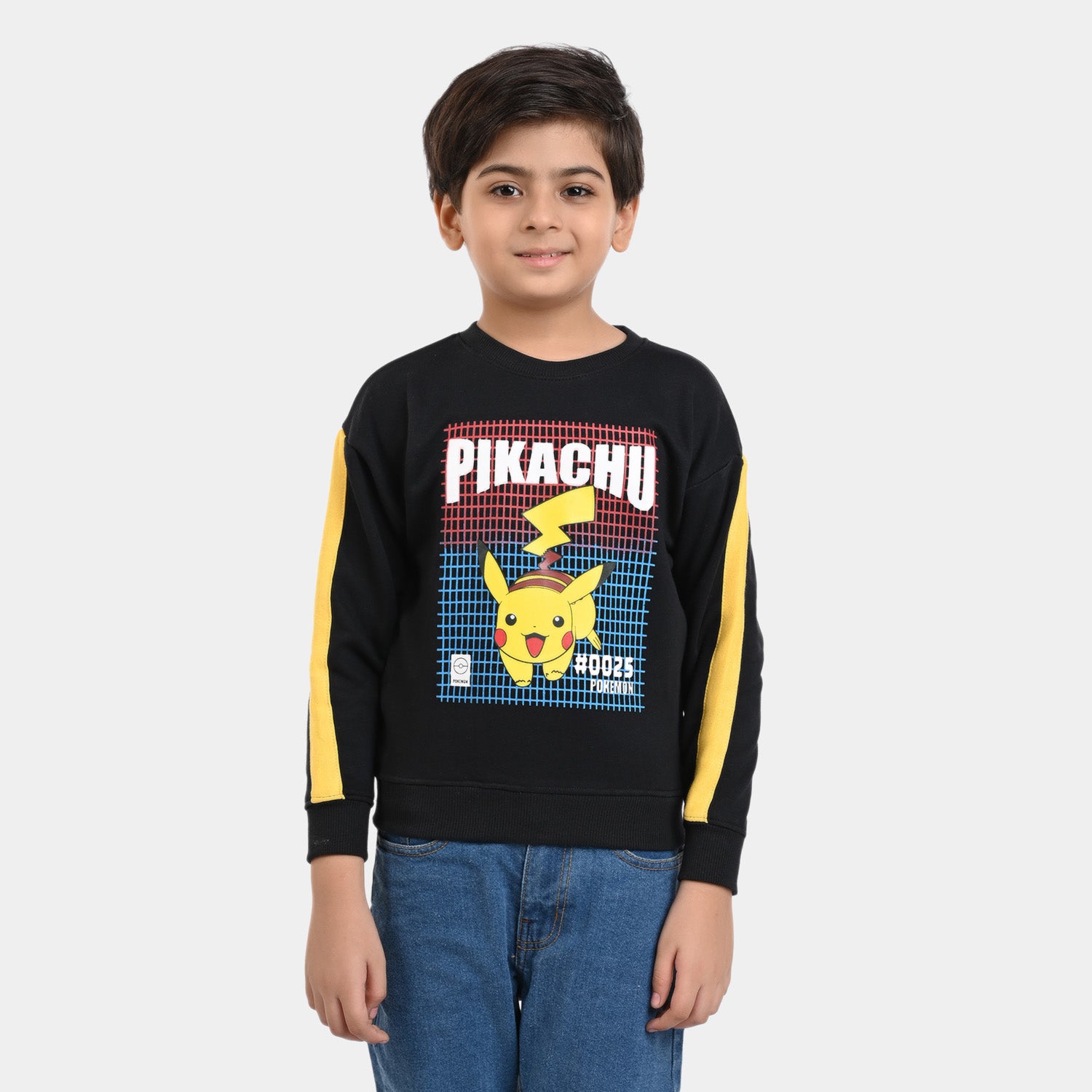 Boys SweatShirt Pikachu-BLACK Price in Pakistan | Bachaa Party