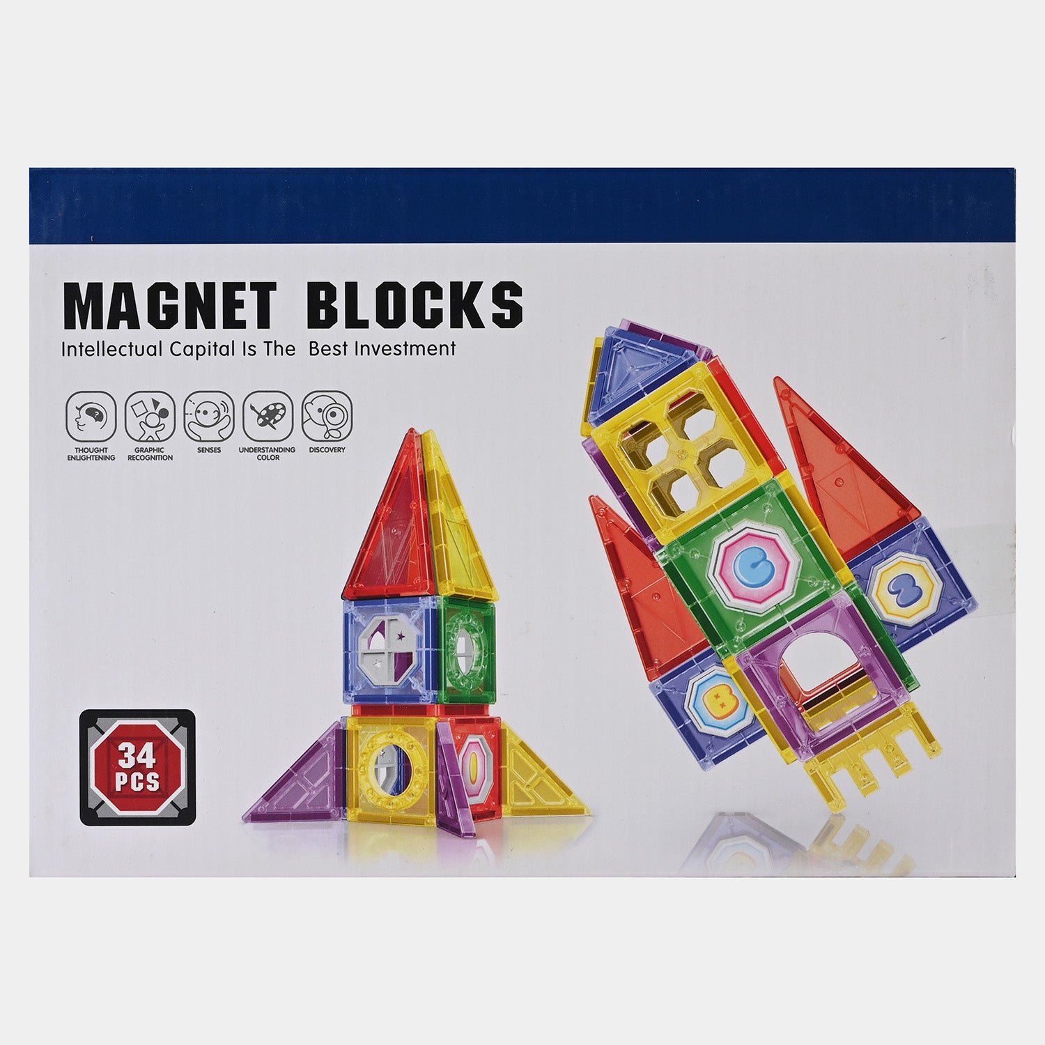 Magnetic Building Blocks Magnetic Set | 34PCs Price in Pakistan ...