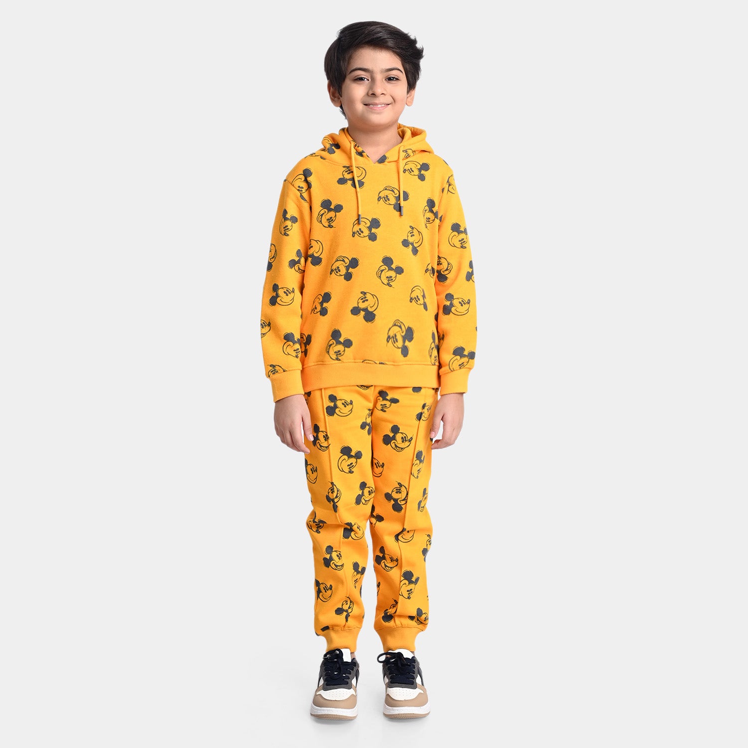 Boys Fleece 2 Piece Suit Mickey-Citrus Price in Pakistan | Bachaa Party