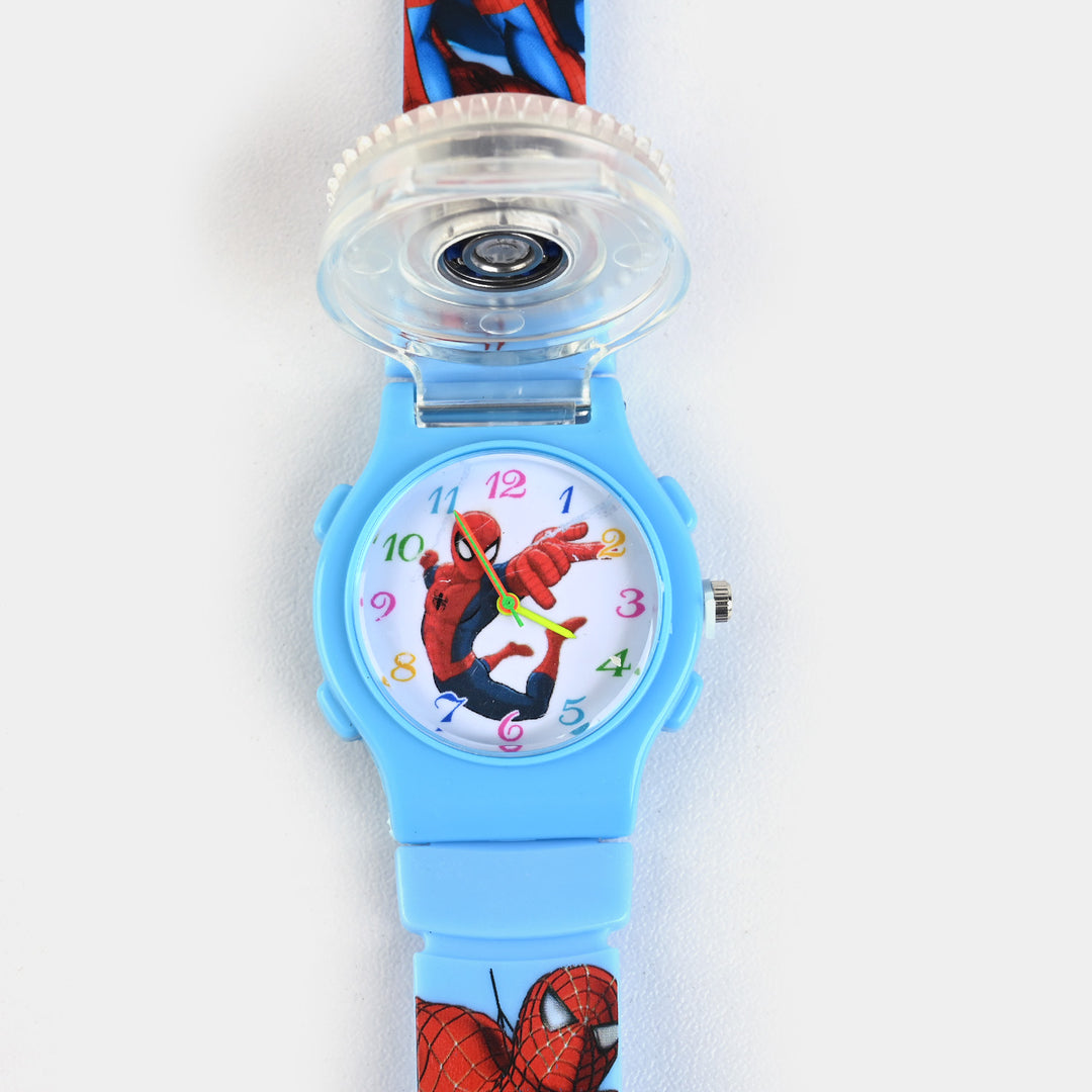 KIDS QUARTZ WATCH MULTI-LIGHT SPINNER Price in Pakistan | Bachaa Party