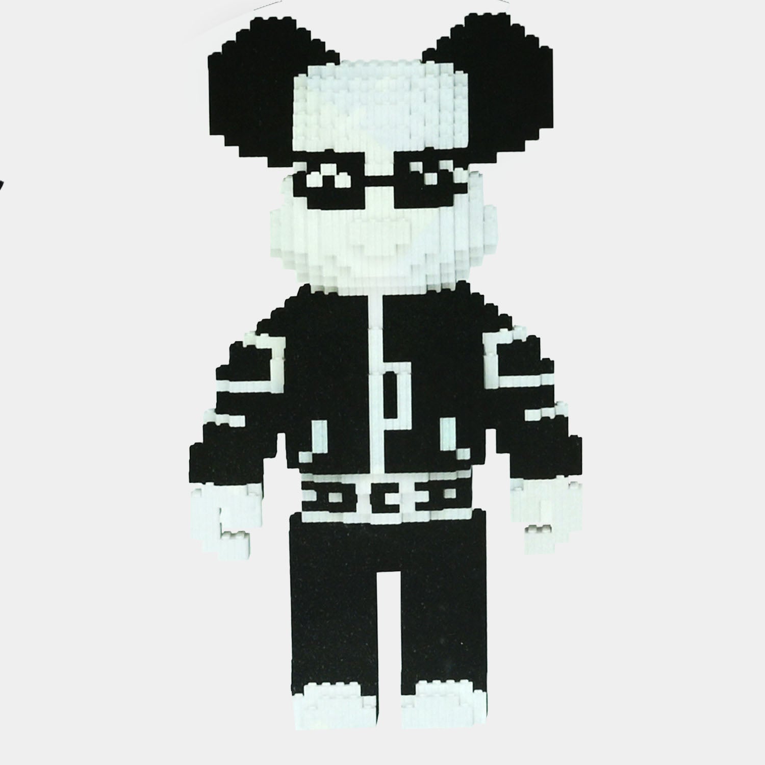 Black And White Violent Bear Universal Building Blocks | 4416PCs Price ...