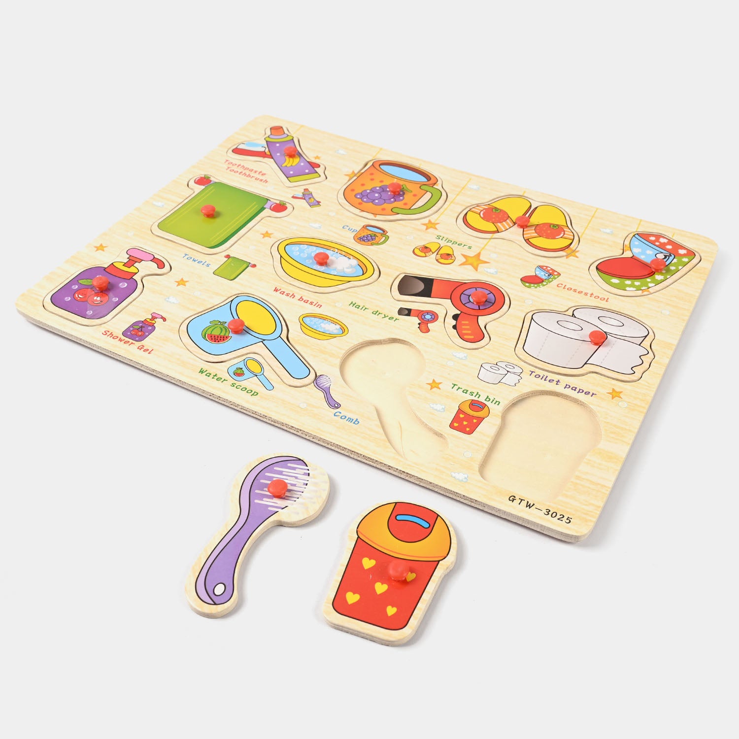 Educational & Learning Wooden Puzzle Game For Kids Price in Pakistan ...