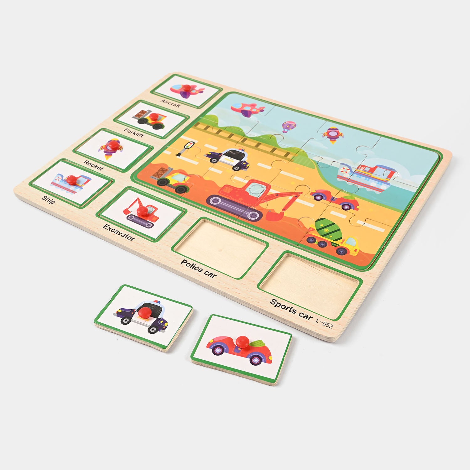 Wooden Puzzle Vehicle Game For Kids Price in Pakistan | Bachaa Party