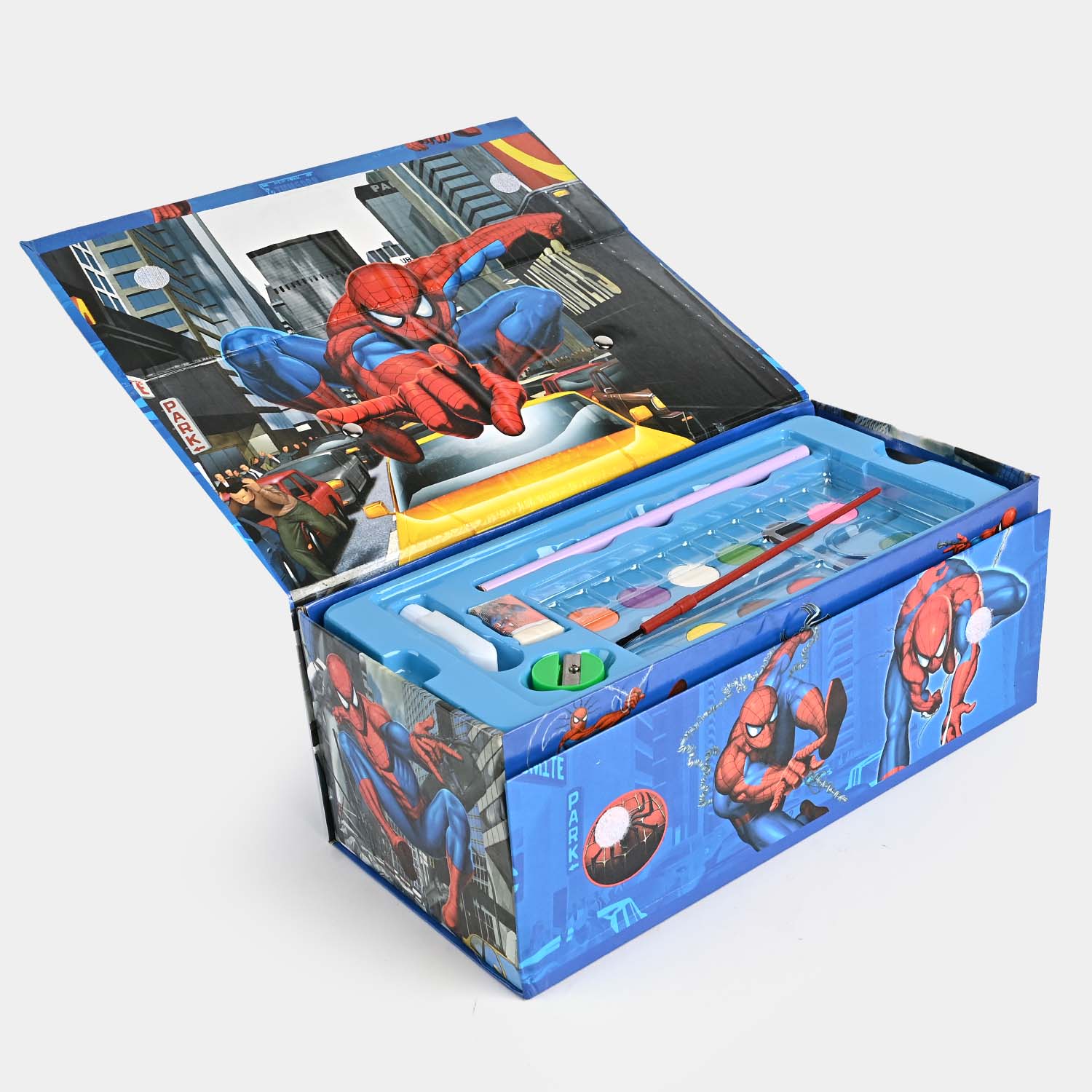 Color Kit 54pc-Spiderman Price in Pakistan | Bachaa Party
