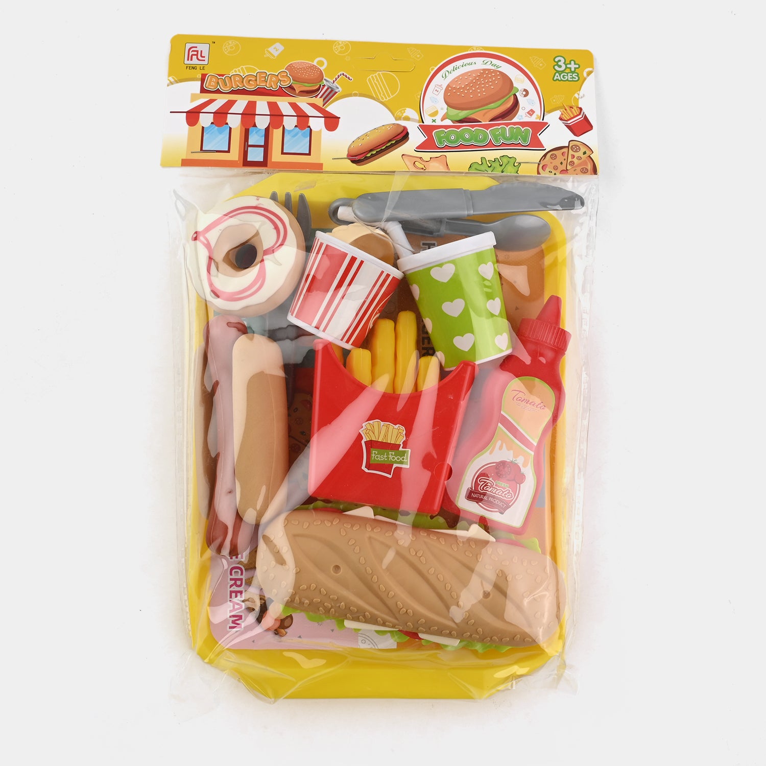 Burger Play Food Set Toy Price in Pakistan | Bachaa Party
