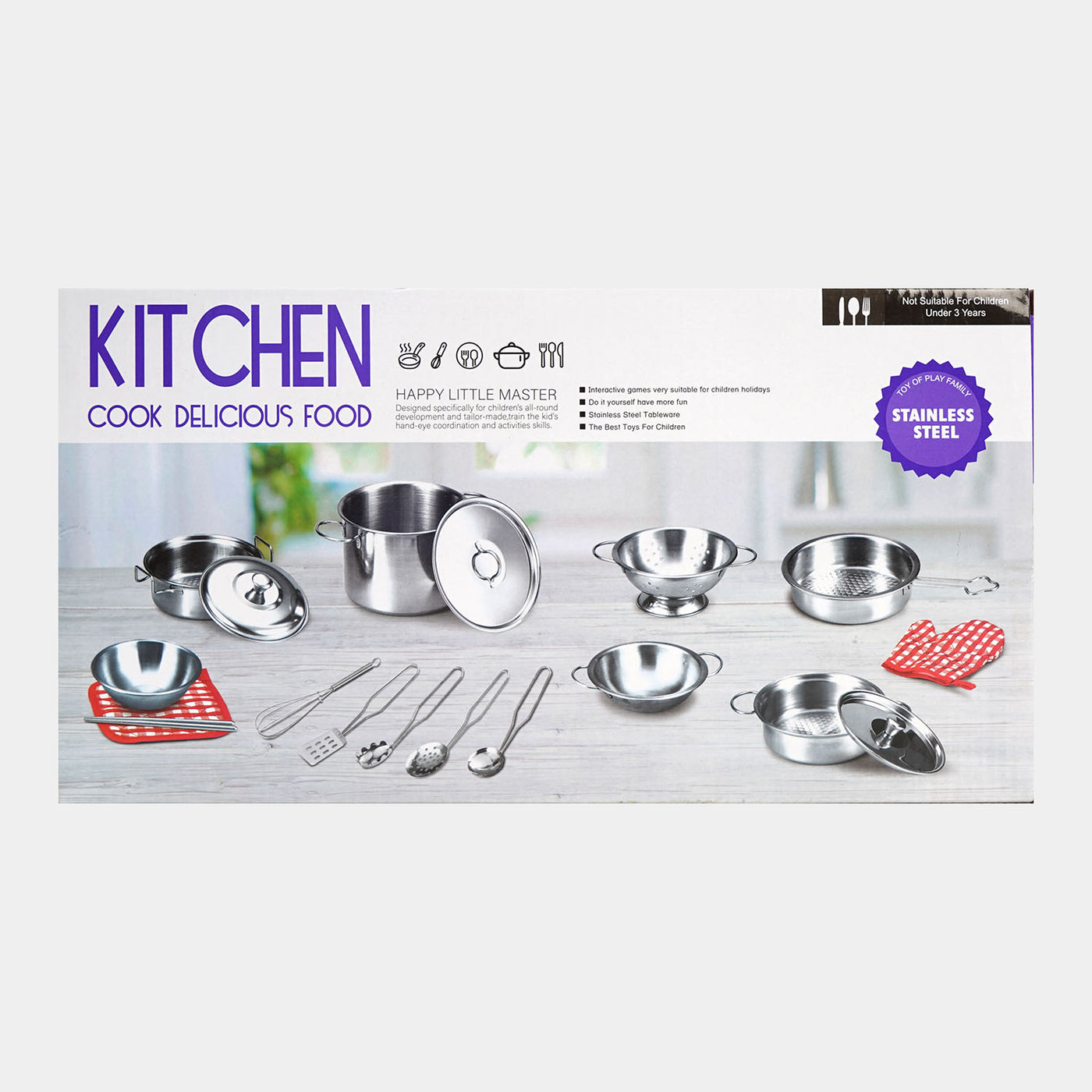 Metal Kitchen Set For Kids Price in Pakistan | Bachaa Party