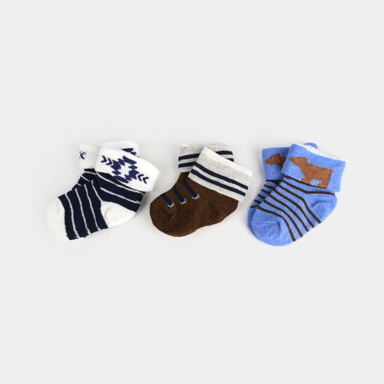 BP Baby Socks Pack Of 3 6-12M S01 E-C-11 Price in Pakistan | Bachaa Party