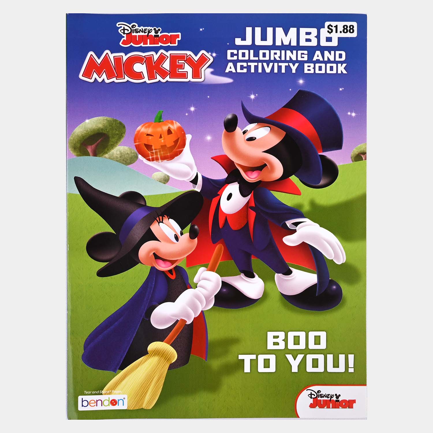 Jumbo Mickey Mouse Boo To You Colouring Book Price in Pakistan | Bachaa ...