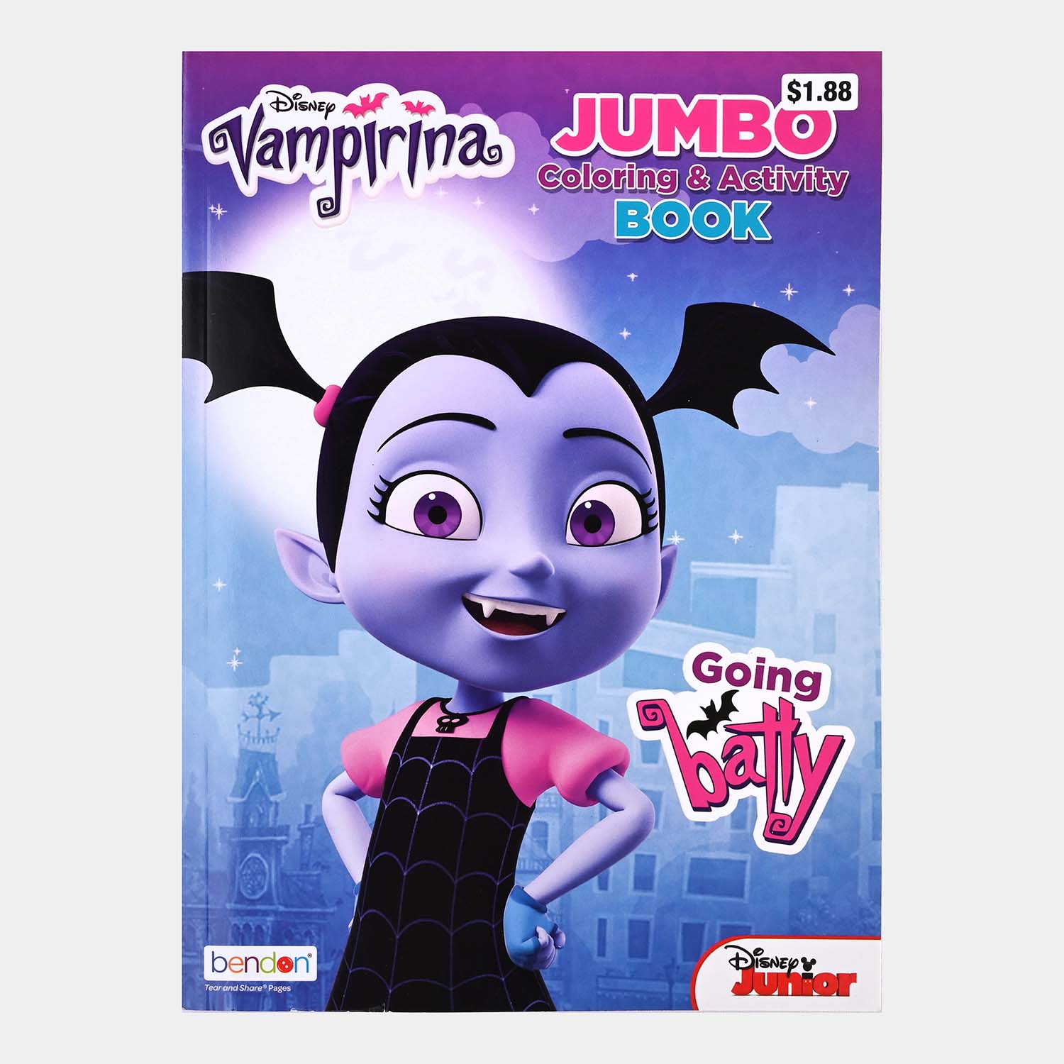 Jumbo Vampirina Going Batty Colouring Book Price in Pakistan | Bachaa Party
