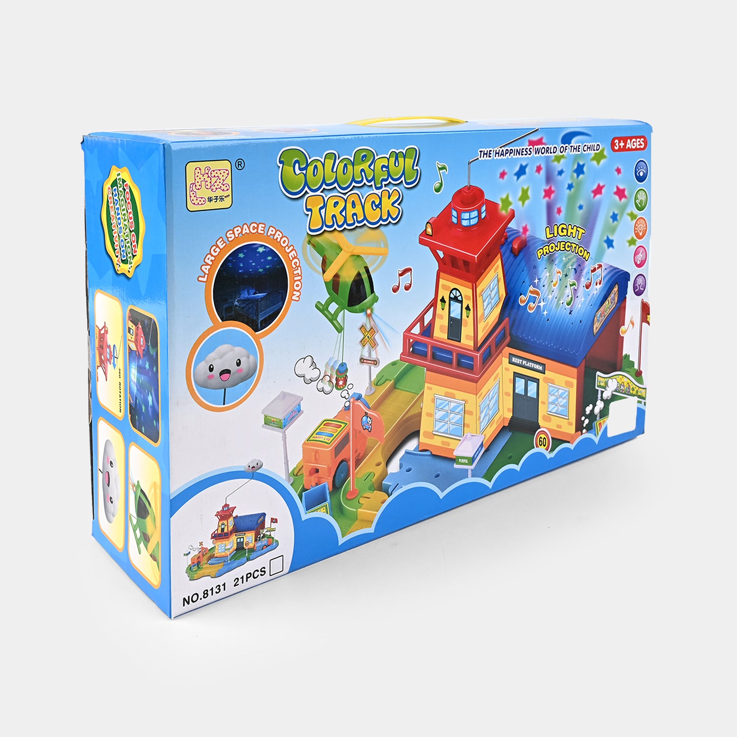 Rotating Train W/Building Track 8132 Price in Pakistan | Bachaa Party