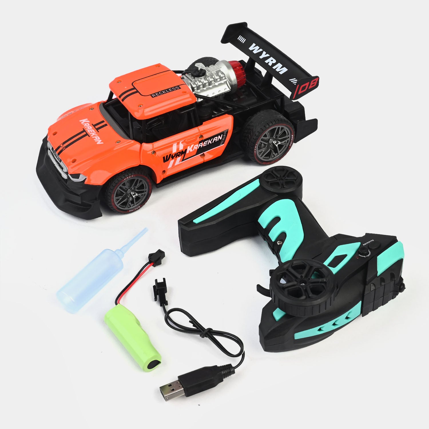 Remote Control Spray Model Car | Orange at the best price in Pakistan ...