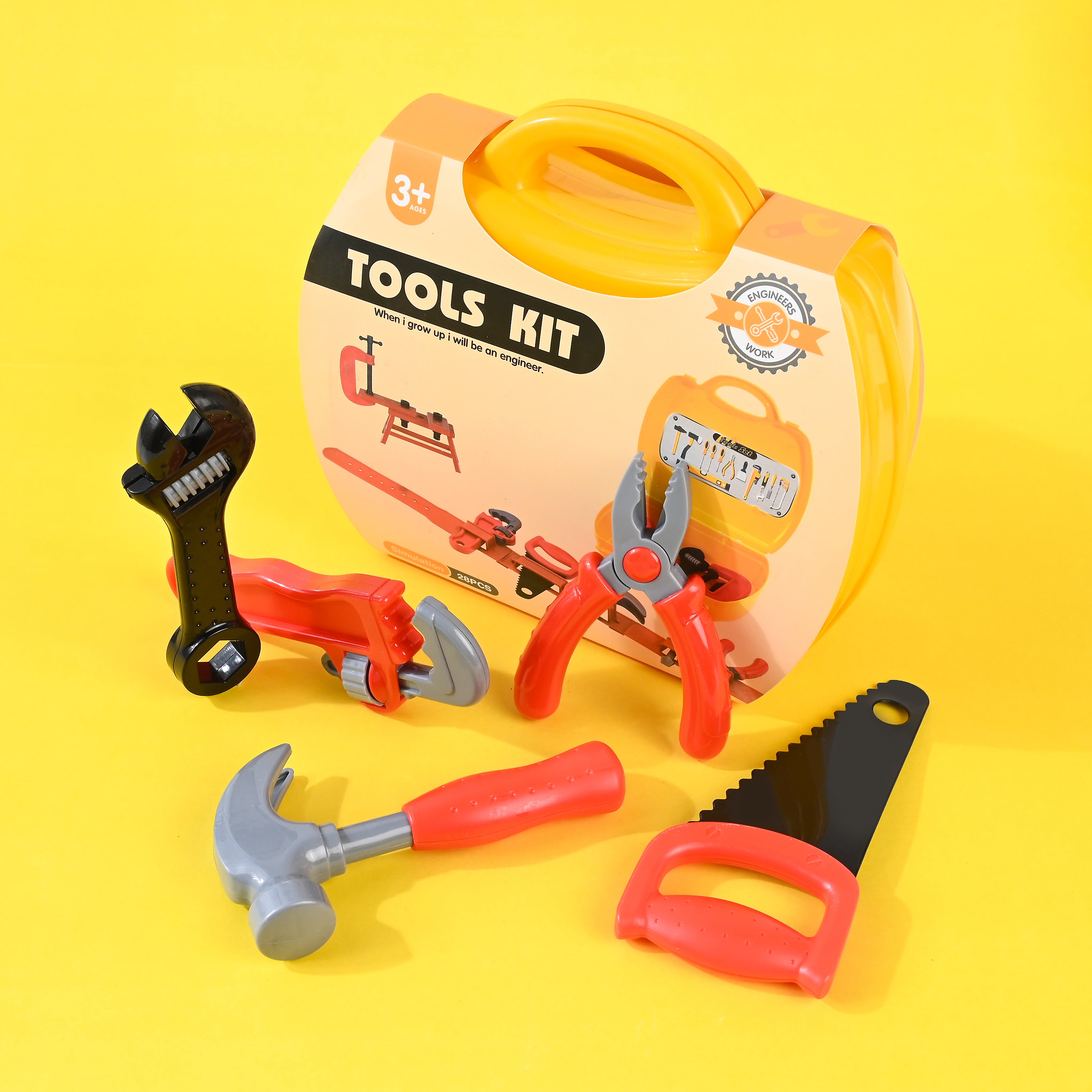 Engineer Tools Kit Play Set For Kids Price in Pakistan | Bachaa Party