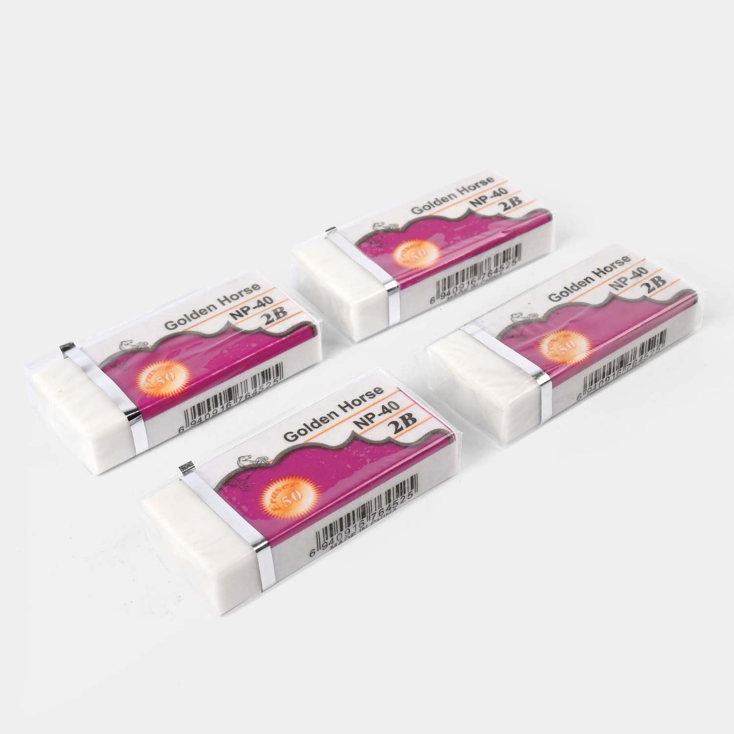 Golden Horse Eraser | 4PCs Price in Pakistan | Bachaa Party