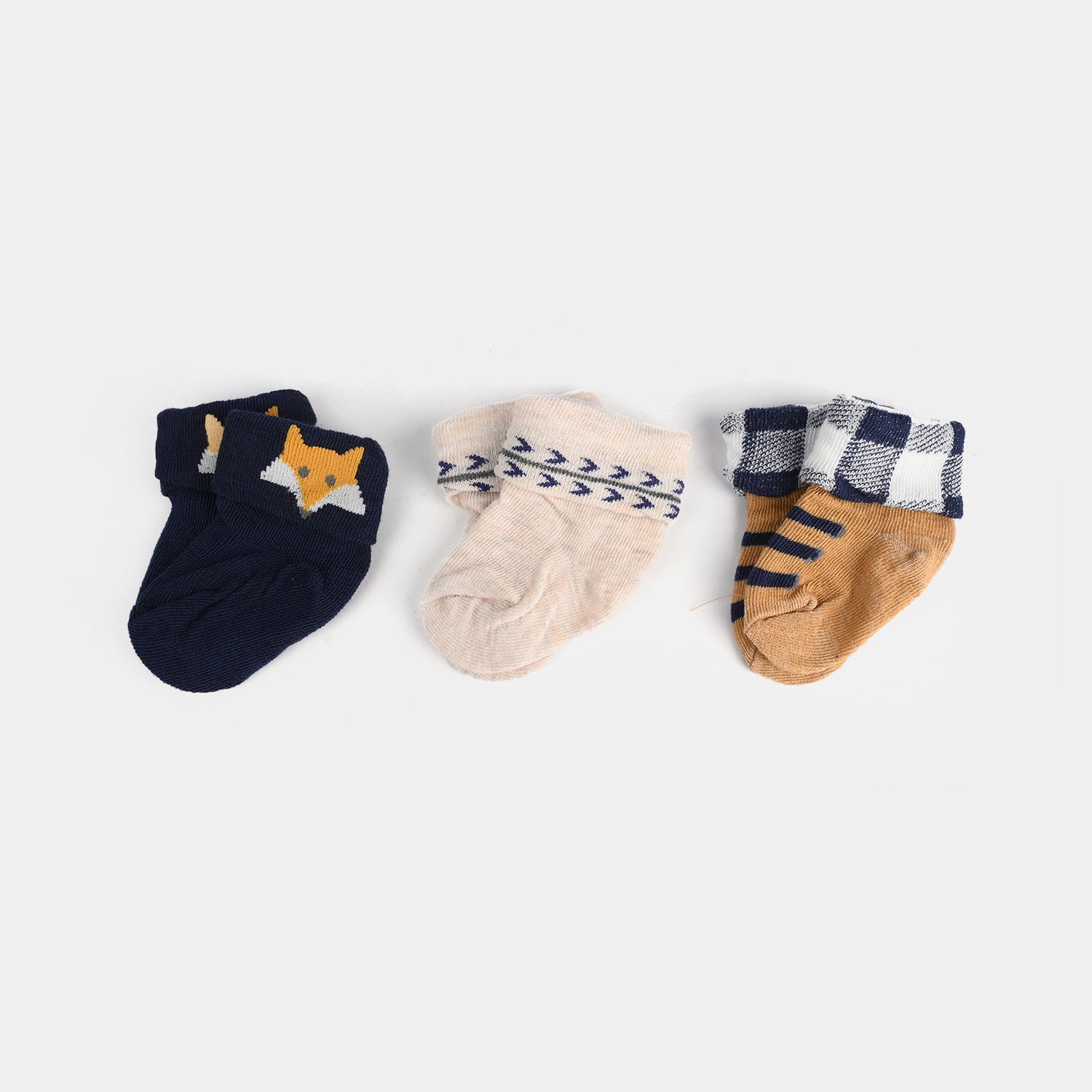 BP Baby Socks Pack Of 3 6-12M S01 E-C-32 Price in Pakistan | Bachaa Party
