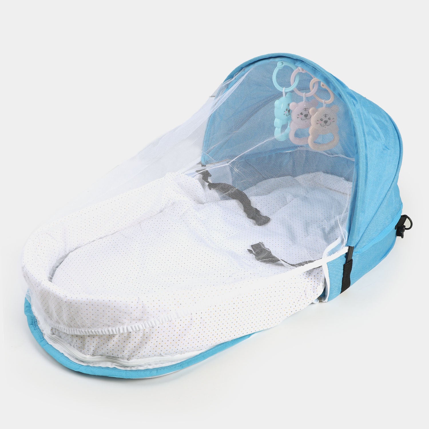 Portable Easy-To-Fold Baby Carry Nest Bag With Mosquito Net - Blue ...