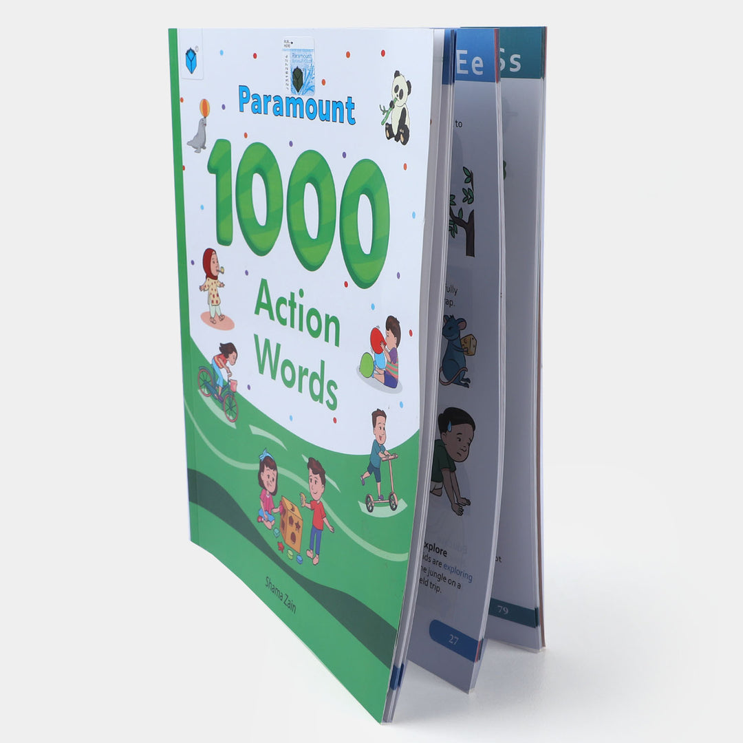 Paramount 1000 Action Words Book (Green) Price in Pakistan | Bachaa Party