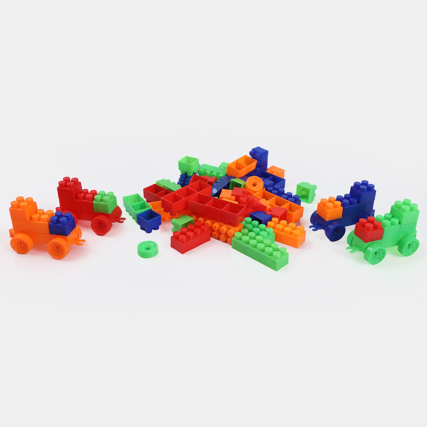 Play & Learn Building Blocks Set | 80PCs Price in Pakistan | Bachaa Party