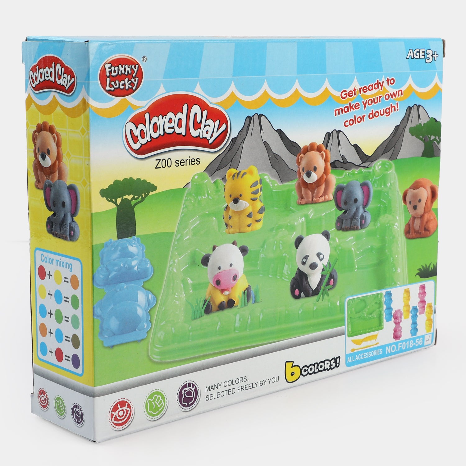 Kids DIY Colorful Dough Play Set Toy Price in Pakistan | Bachaa Party
