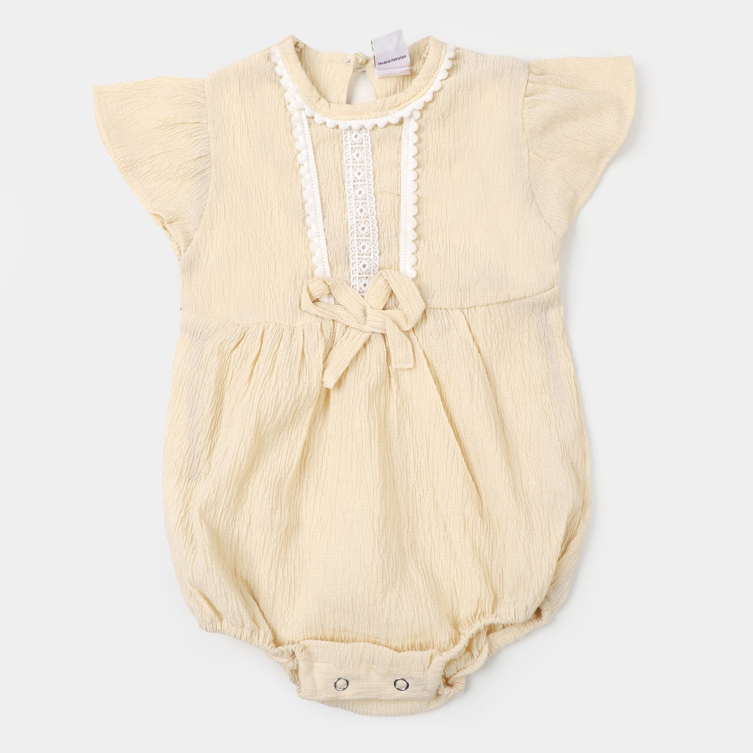 Infant Girls Woven Romper Pompom-1 - Off White Price in Pakistan ...
