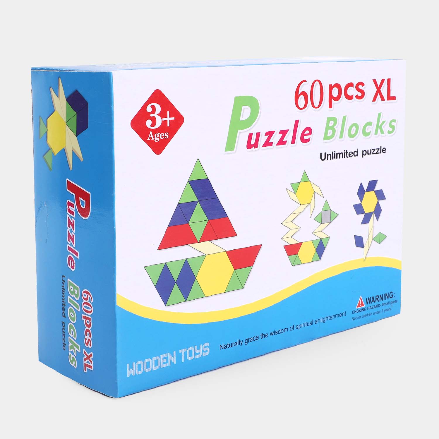 Wooden Puzzle Block Kids Educational Toy | XL (60PCs) Price in Pakistan ...