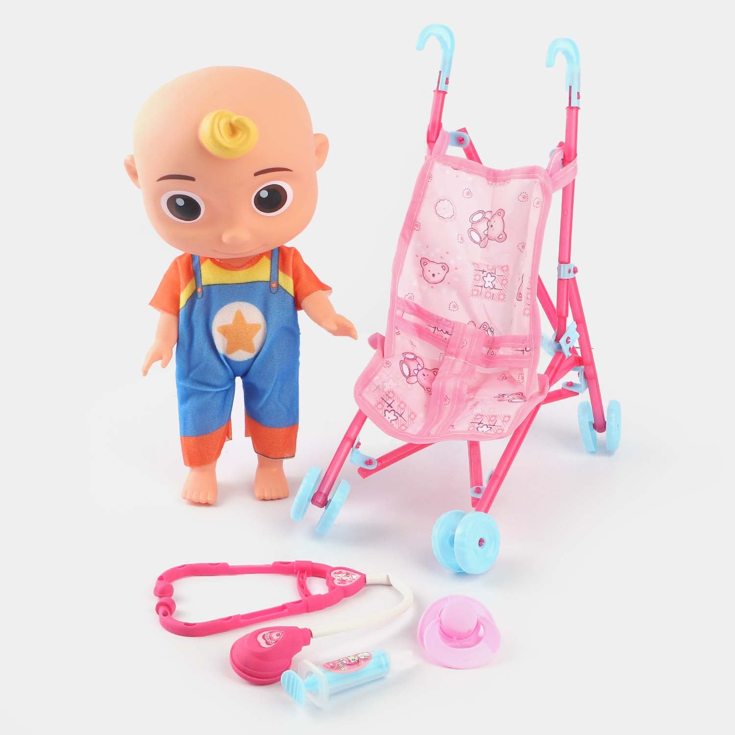 Character Play Set With Stroller For Kids Price in Pakistan | Bachaa Party