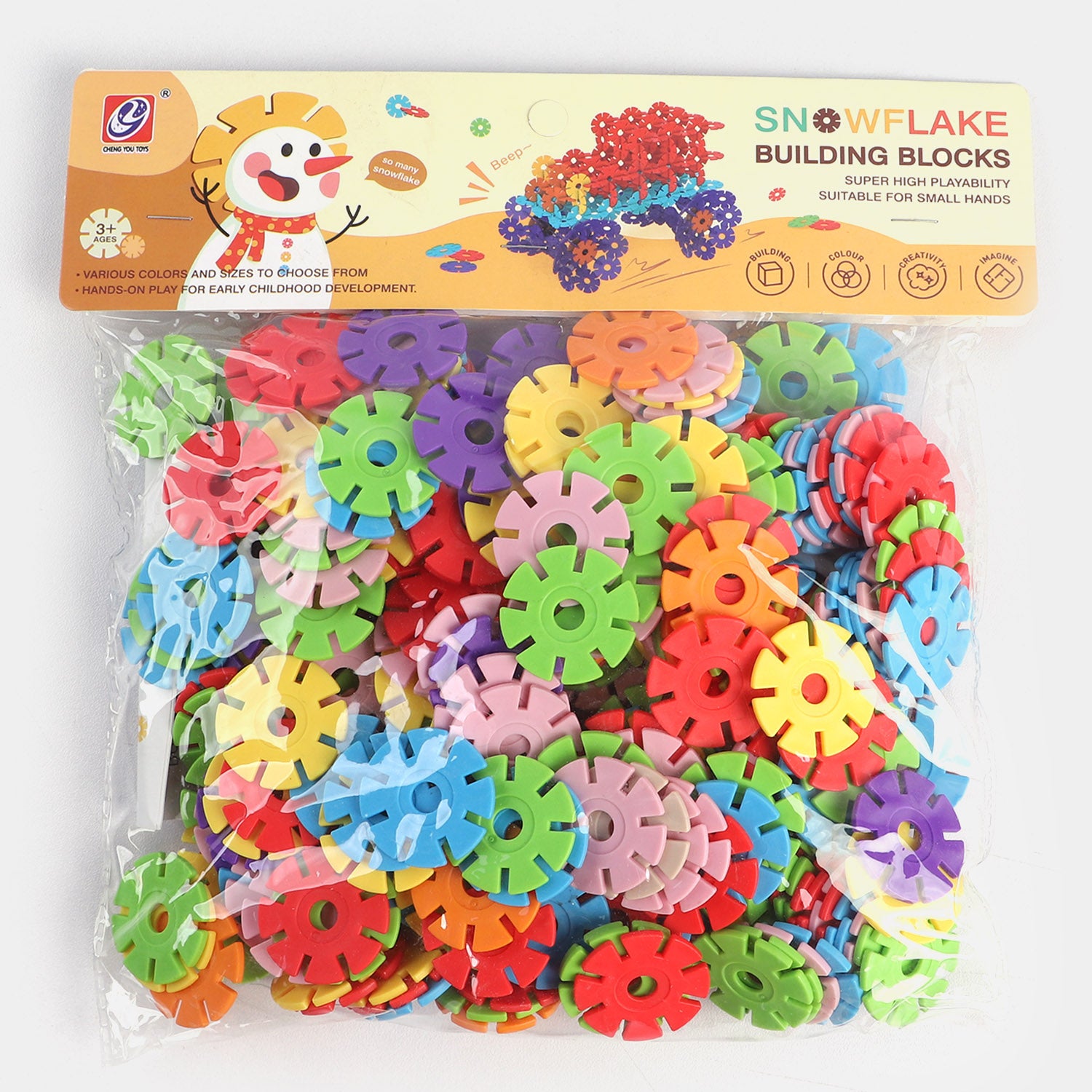 Snowflake Blocks 300PCs For Kids Price in Pakistan | Bachaa Party