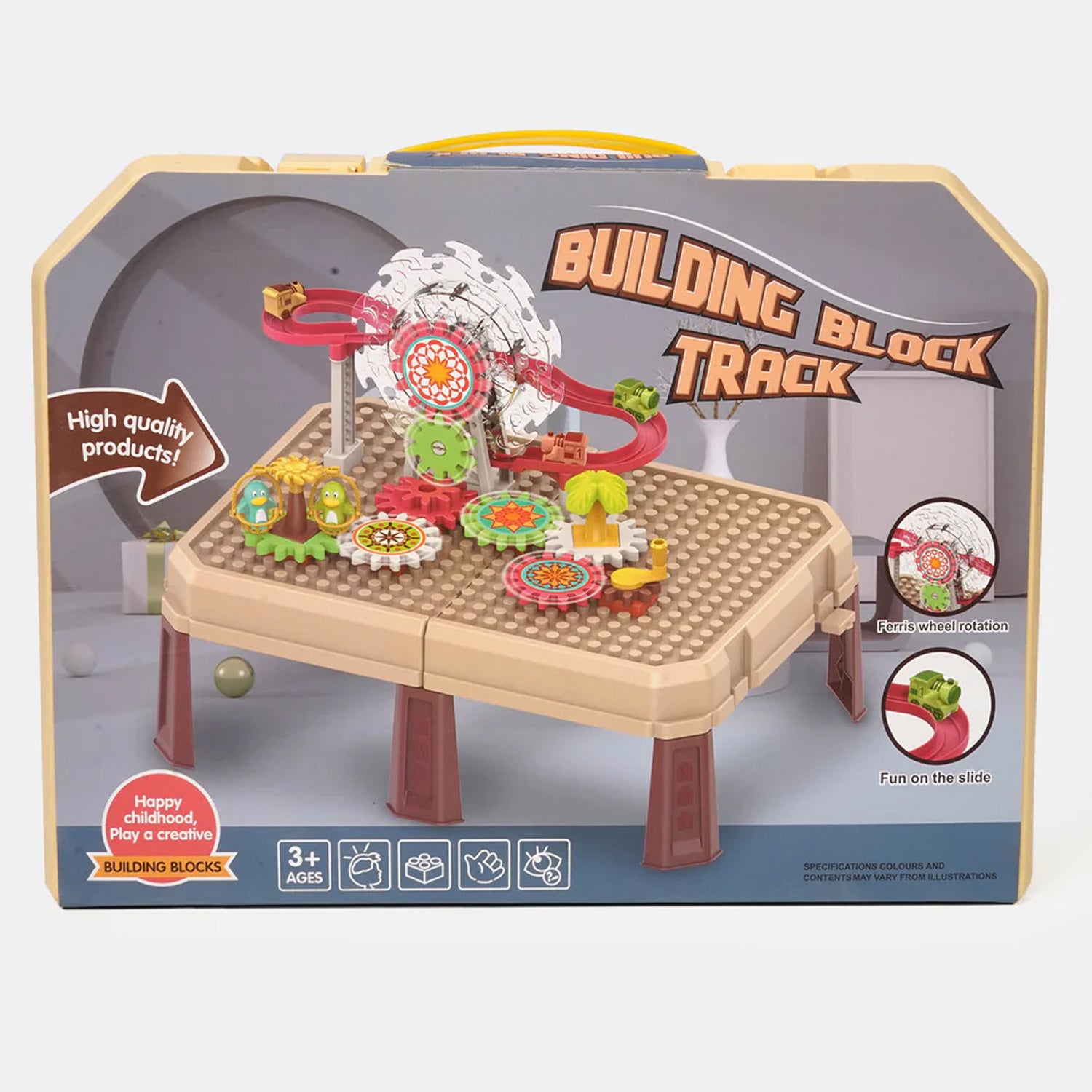 Building Blocks Track Play Set For Kids Price in Pakistan | Bachaa Party