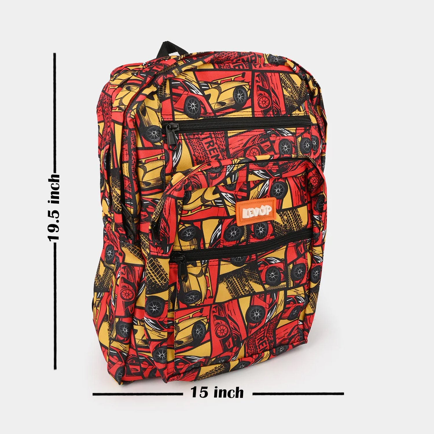 BP Levup B2 Orange Car Abstract School Bag (1-4) Price in Pakistan ...