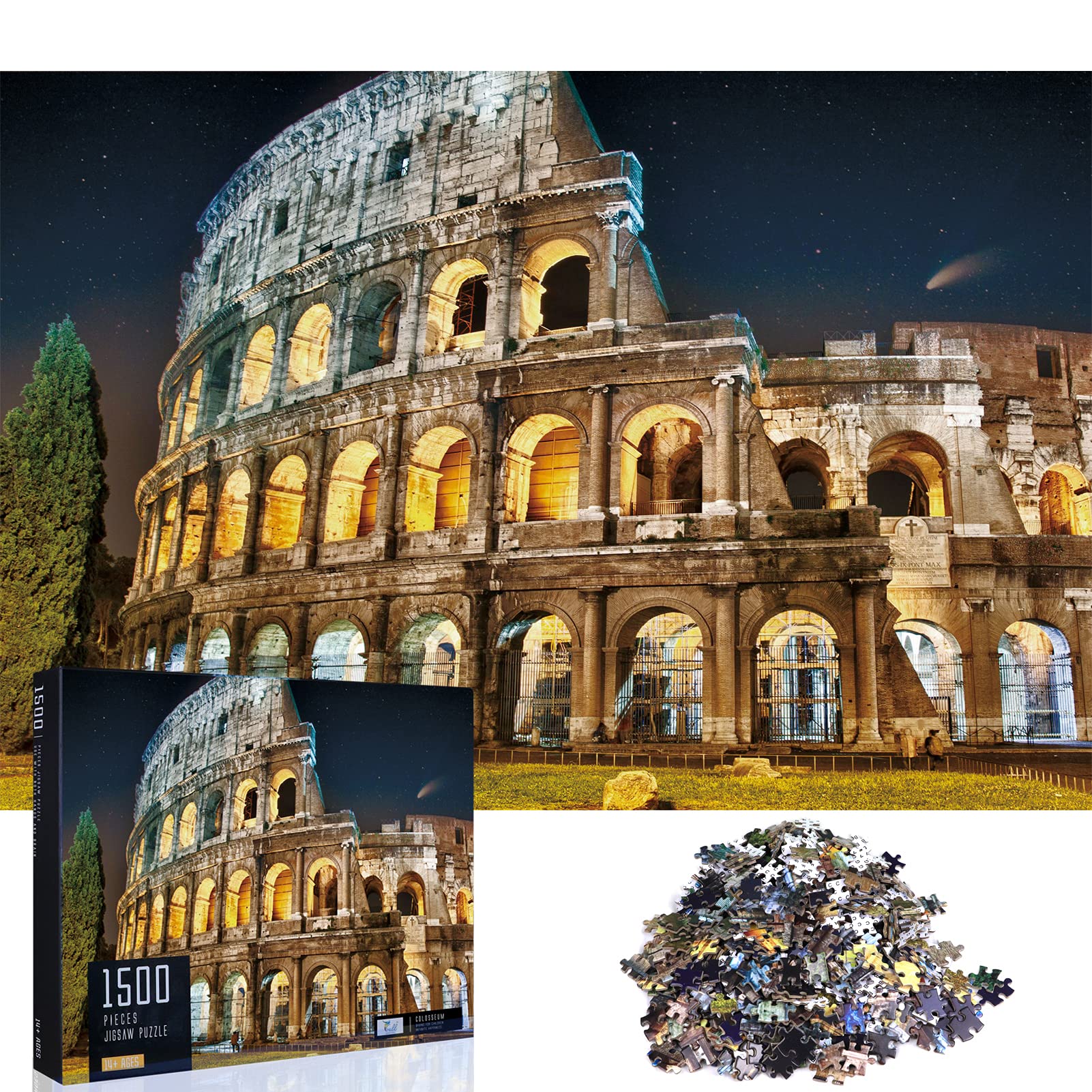 Puzzle Set The Coloseum 1500 Pcs 9010 Price in Pakistan | Bachaa Party