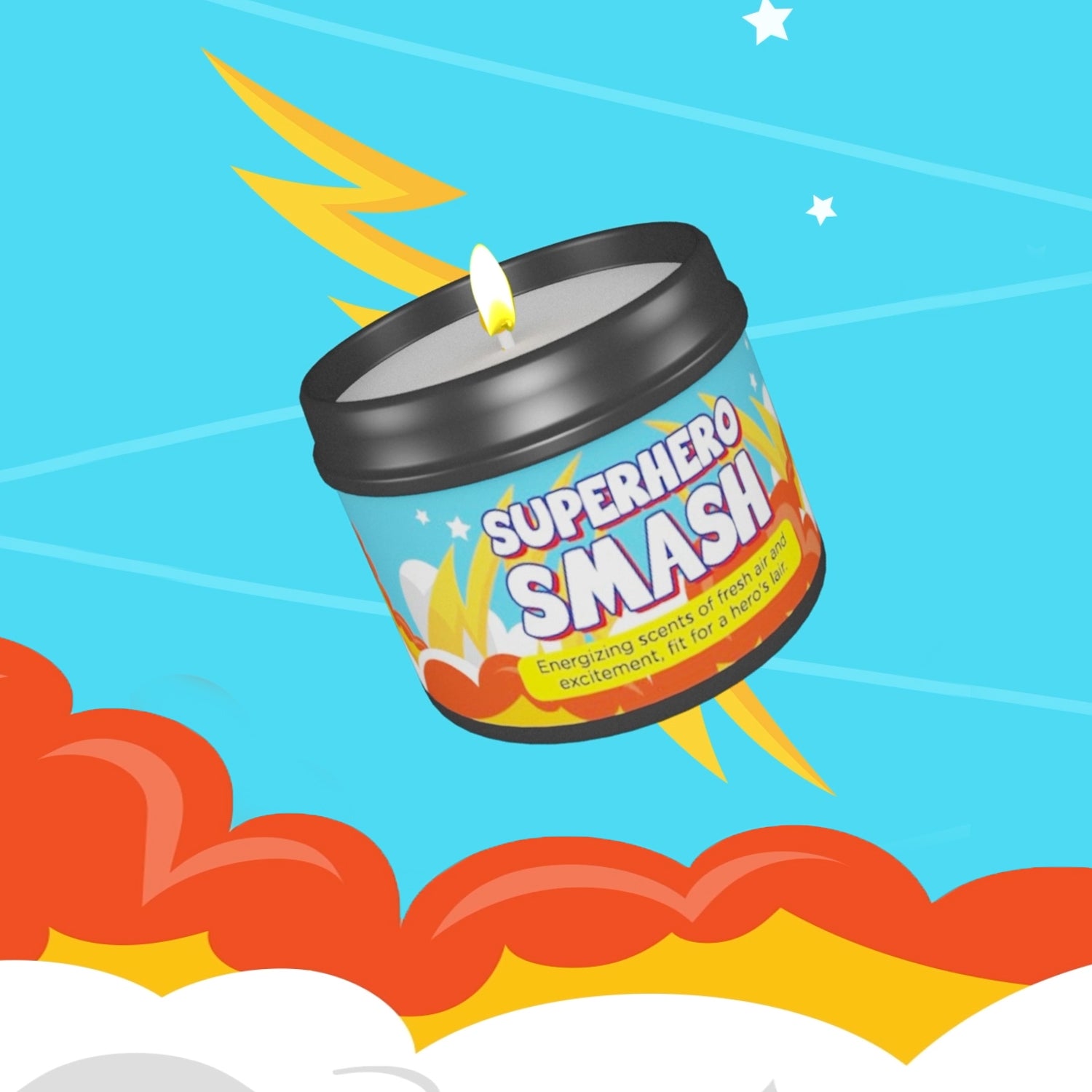 Superhero Smash Scented Candle in Mini Jar Price in Pakistan | Bachaa Party
