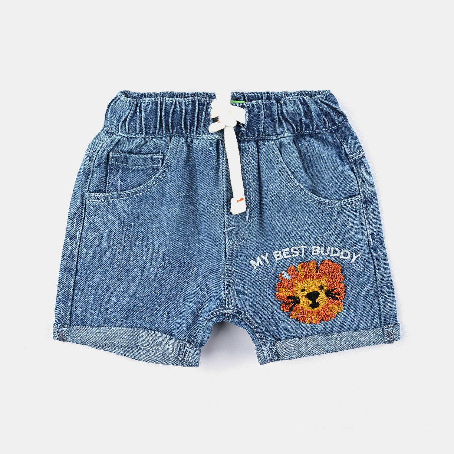 Boys Denim Shorts Buddy-LT.Blue Price in Pakistan | Bachaa Party