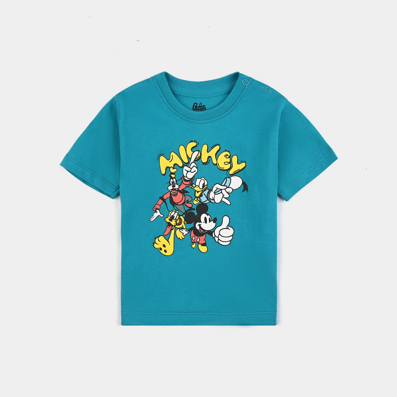 Infant Boys Cotton Jersey T-Shirt Mickey-Tht.Teal Price in Pakistan ...