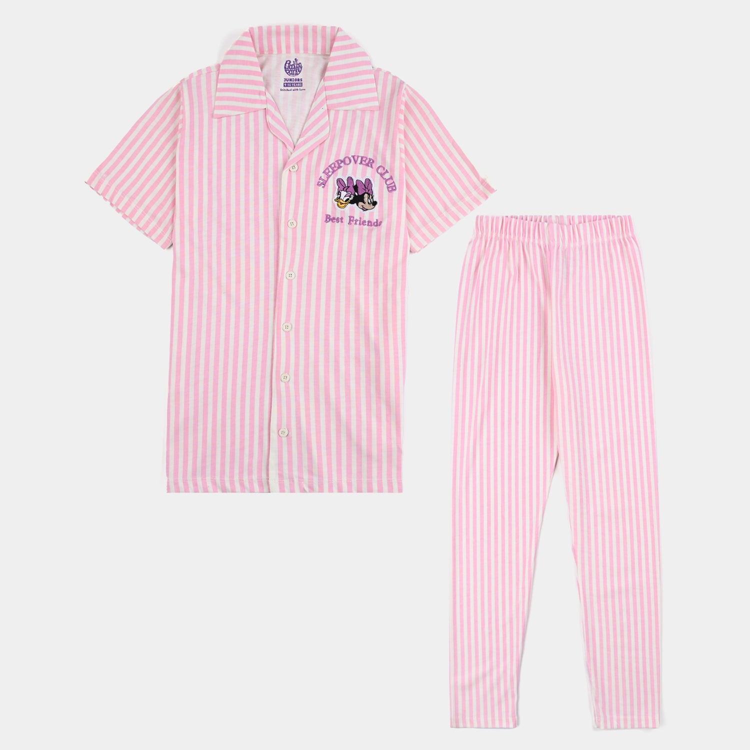 Girls PC Jersey Night Suit Sleep Over Club-Vanila.Ice Price in Pakistan ...