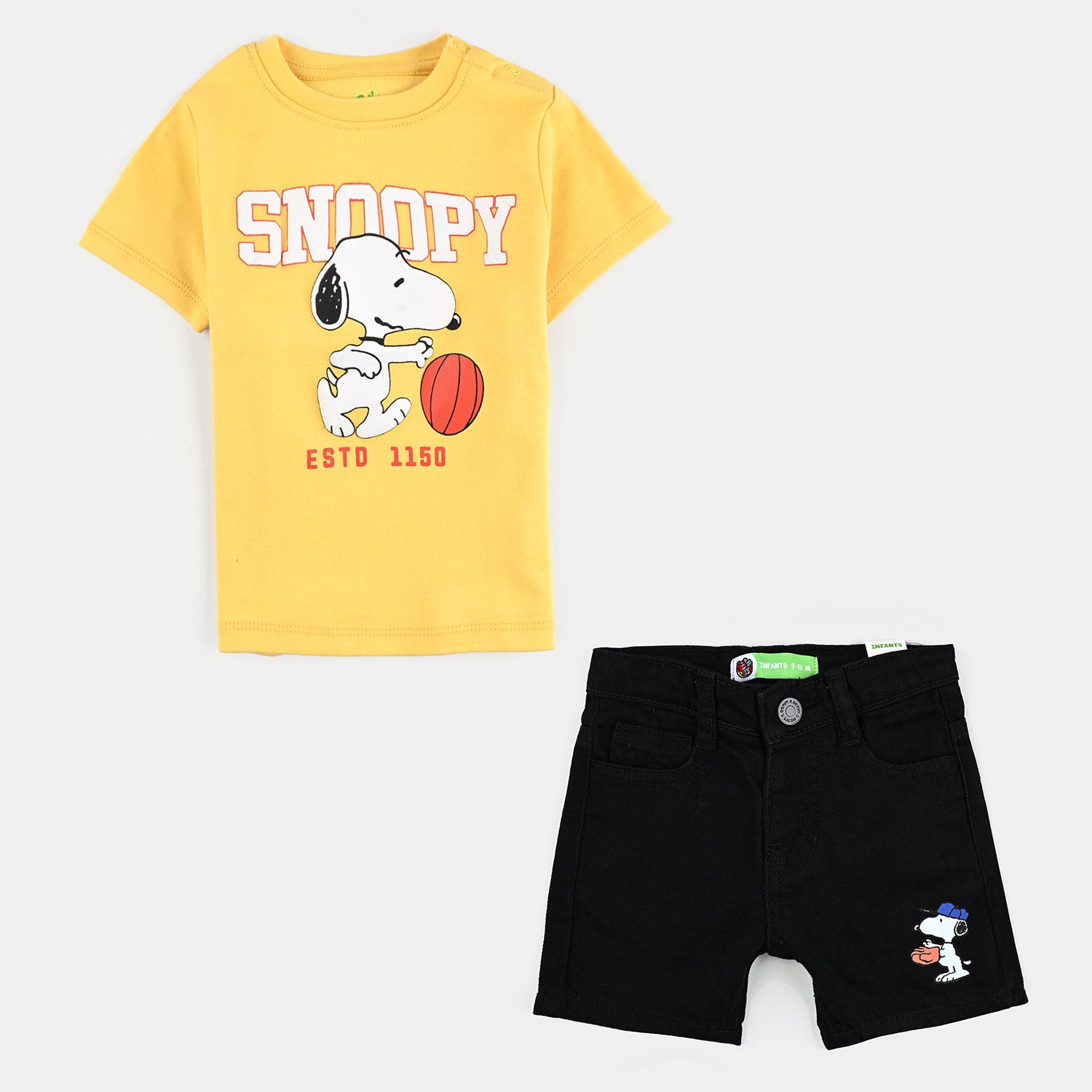 Infant Boys Cotton Interlock 2Piece SNOOPY-Snap.Drag Price in Pakistan ...
