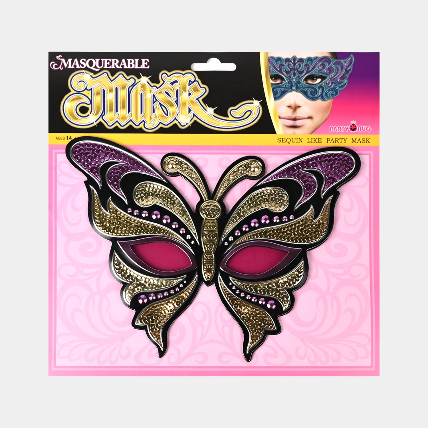 Masquerade Mask MKH0200 E-C-28 Price in Pakistan | Bachaa Party