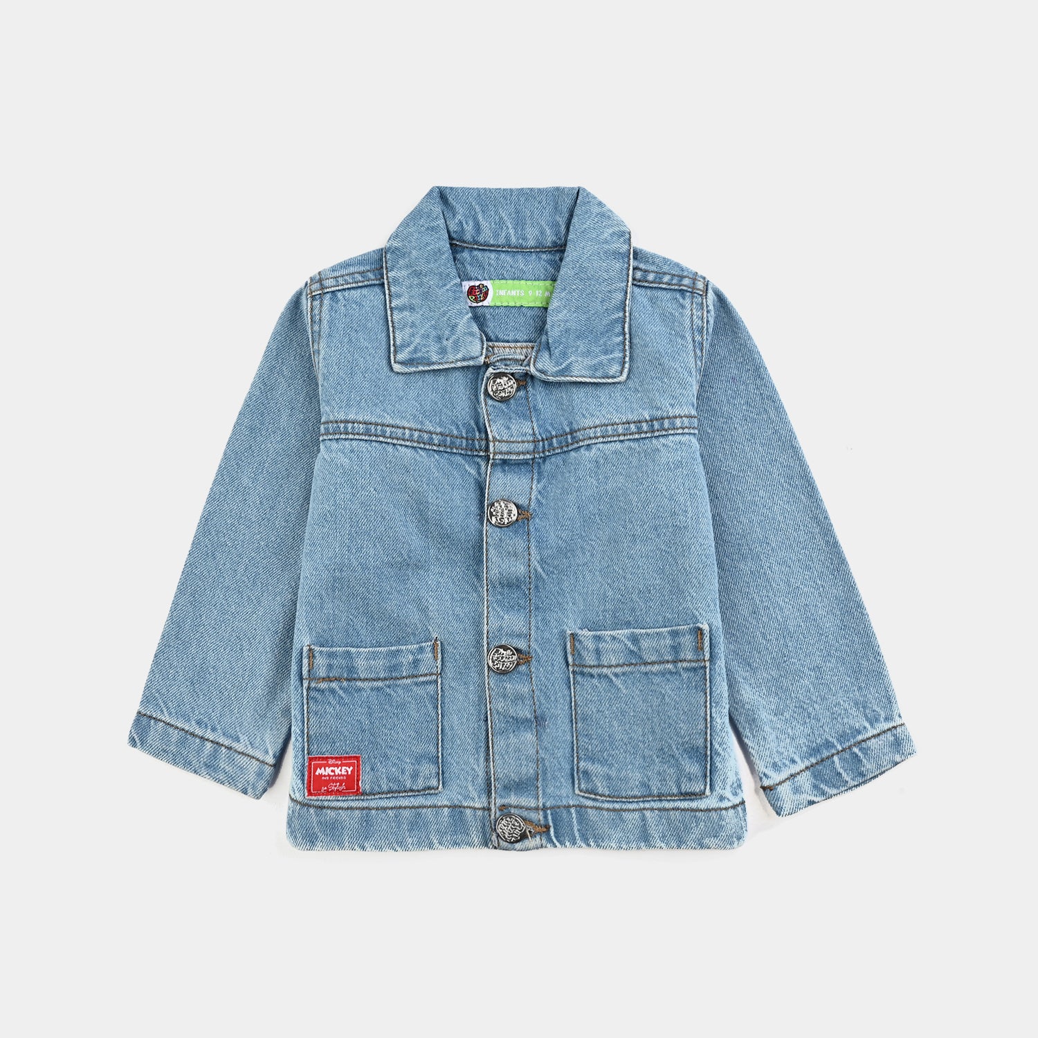 Infant Boys Denim Stretch Woven Jacket Mickey-LT.Blue Price in Pakistan ...