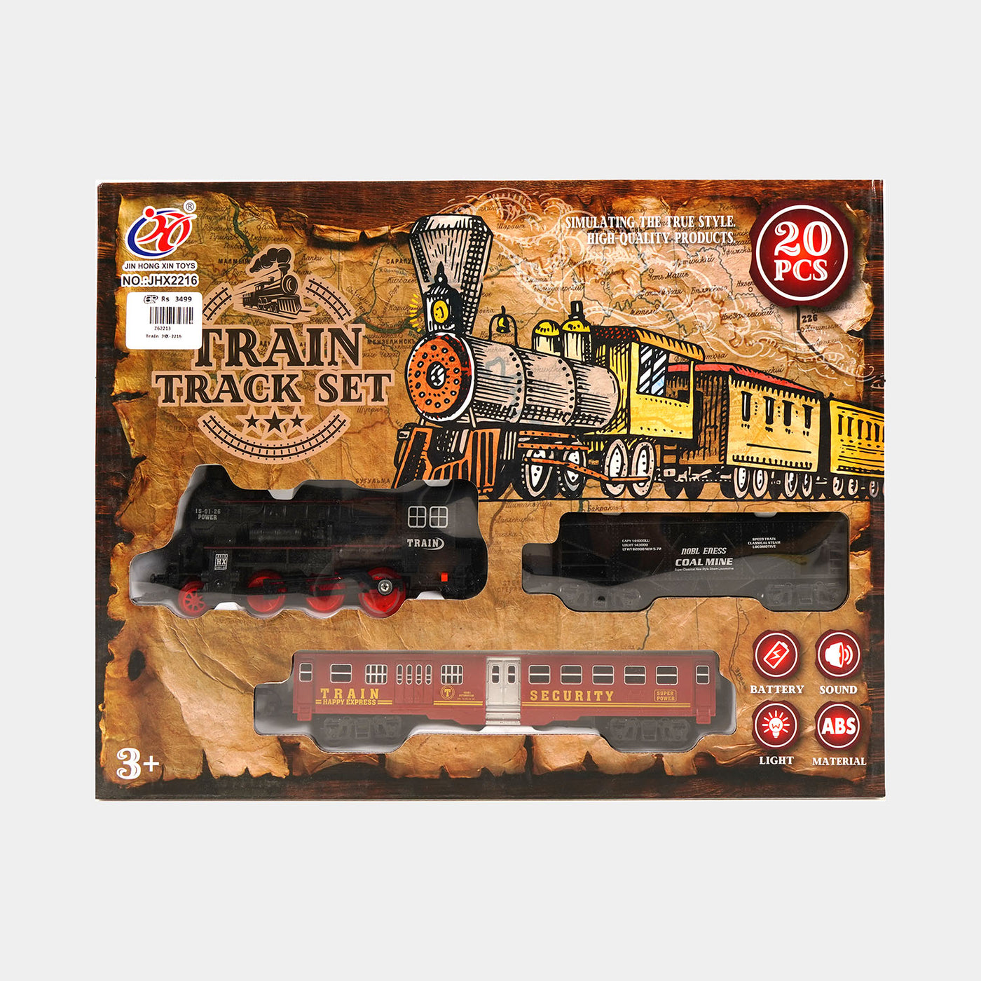 Classic Train Set with Tracks, Toy For Kids Price in Pakistan | Bachaa ...