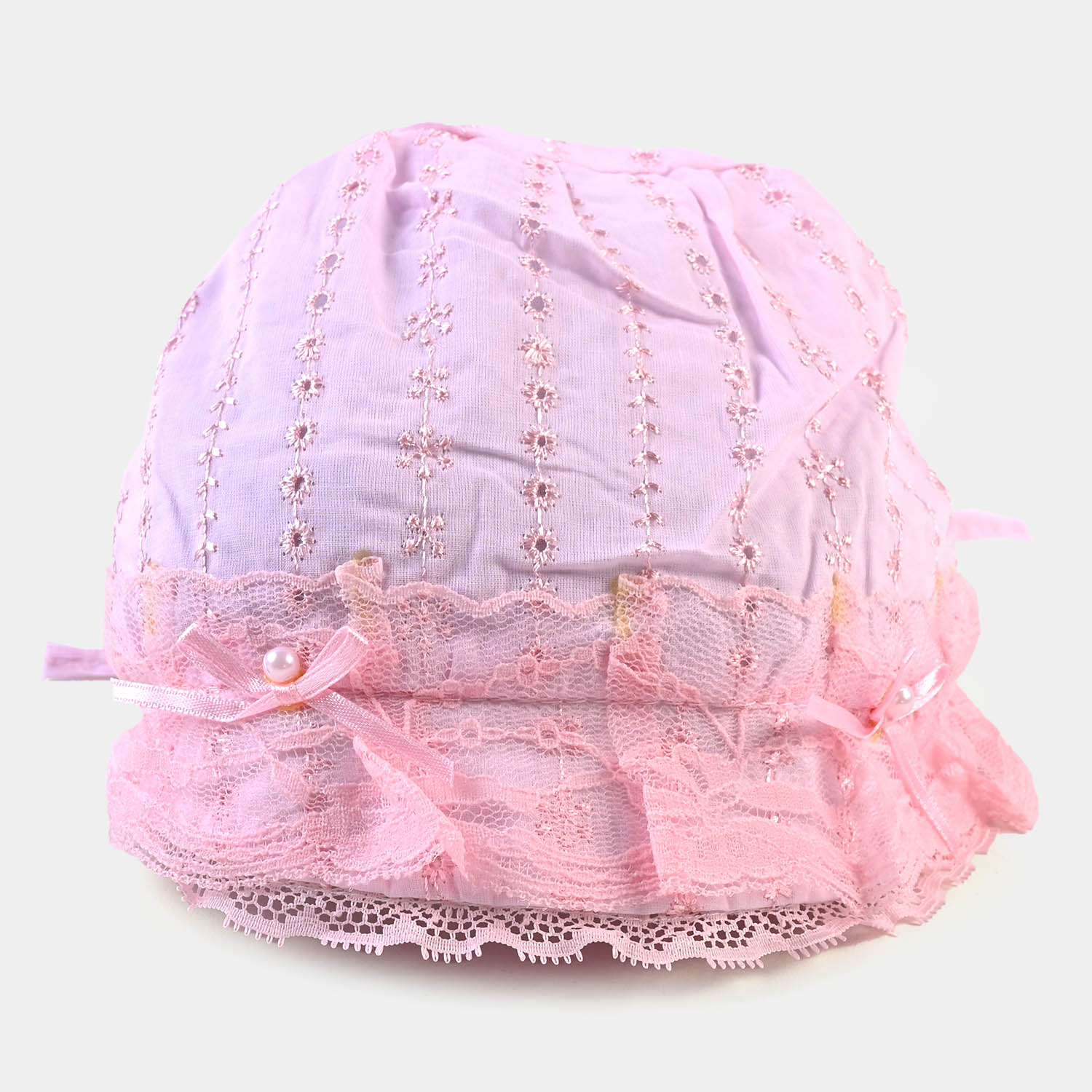 BABY ROUND CAP/HAT 12 MONTH + PINK Price in Pakistan | Bachaa Party