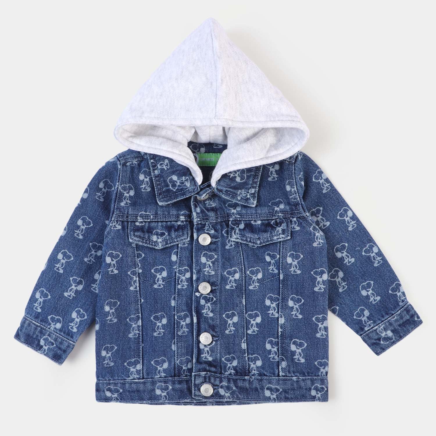 Boys Denim Jackets Snoopy-Mid Blue Price in Pakistan | Bachaa Party