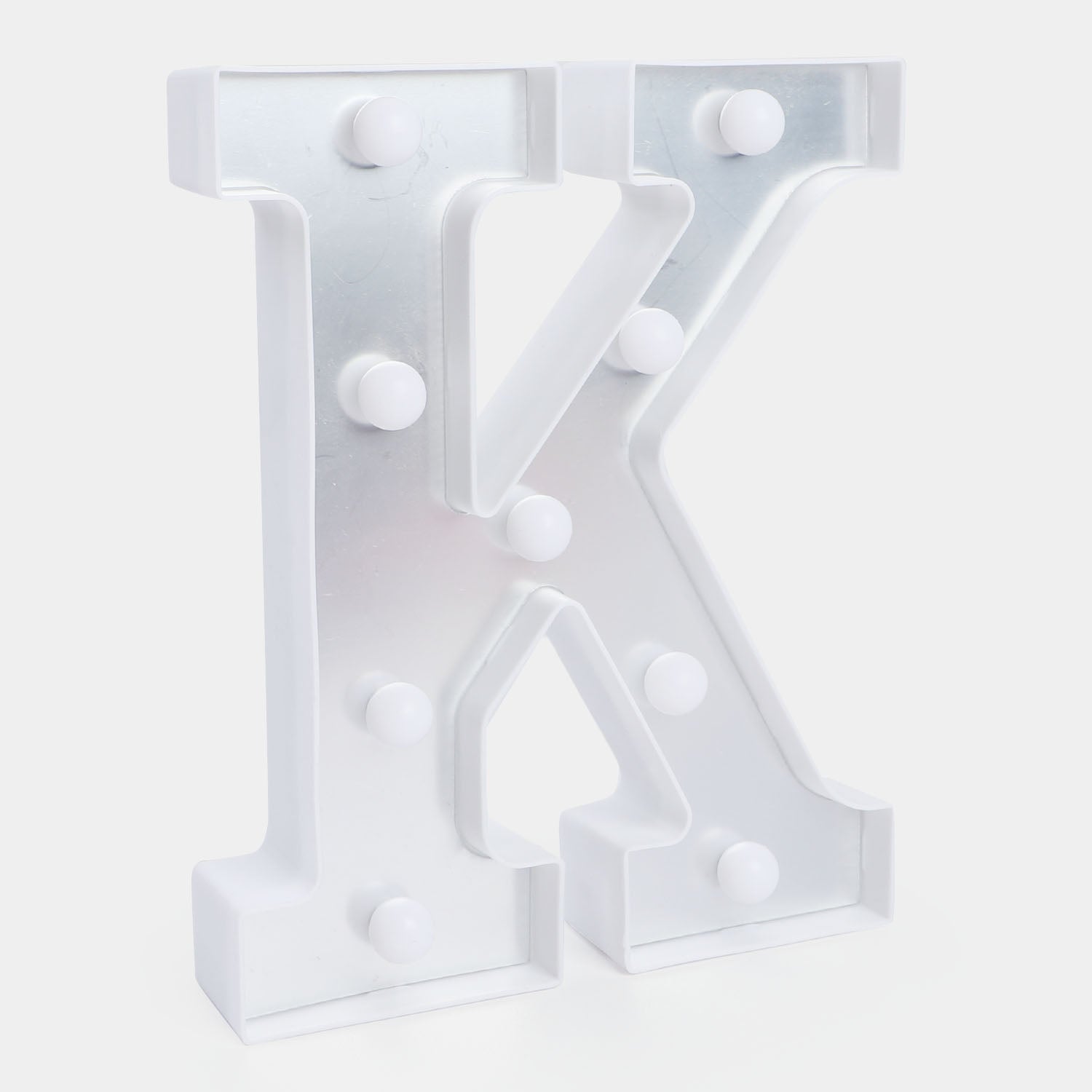 Decoration HBD LED Light Silver "K" Price in Pakistan | Bachata Party ...