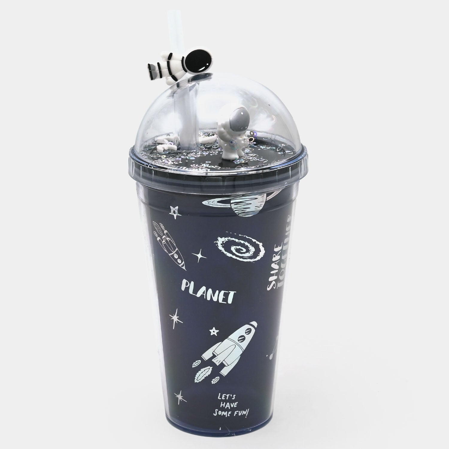 Fancy Straw Glass/Cup For Kids Price in Pakistan | Bachaa Party