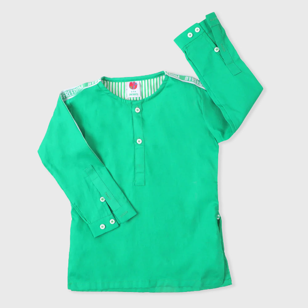 Infants Boys Kurta Freedom - Green Price in Pakistan | Bachaa Party
