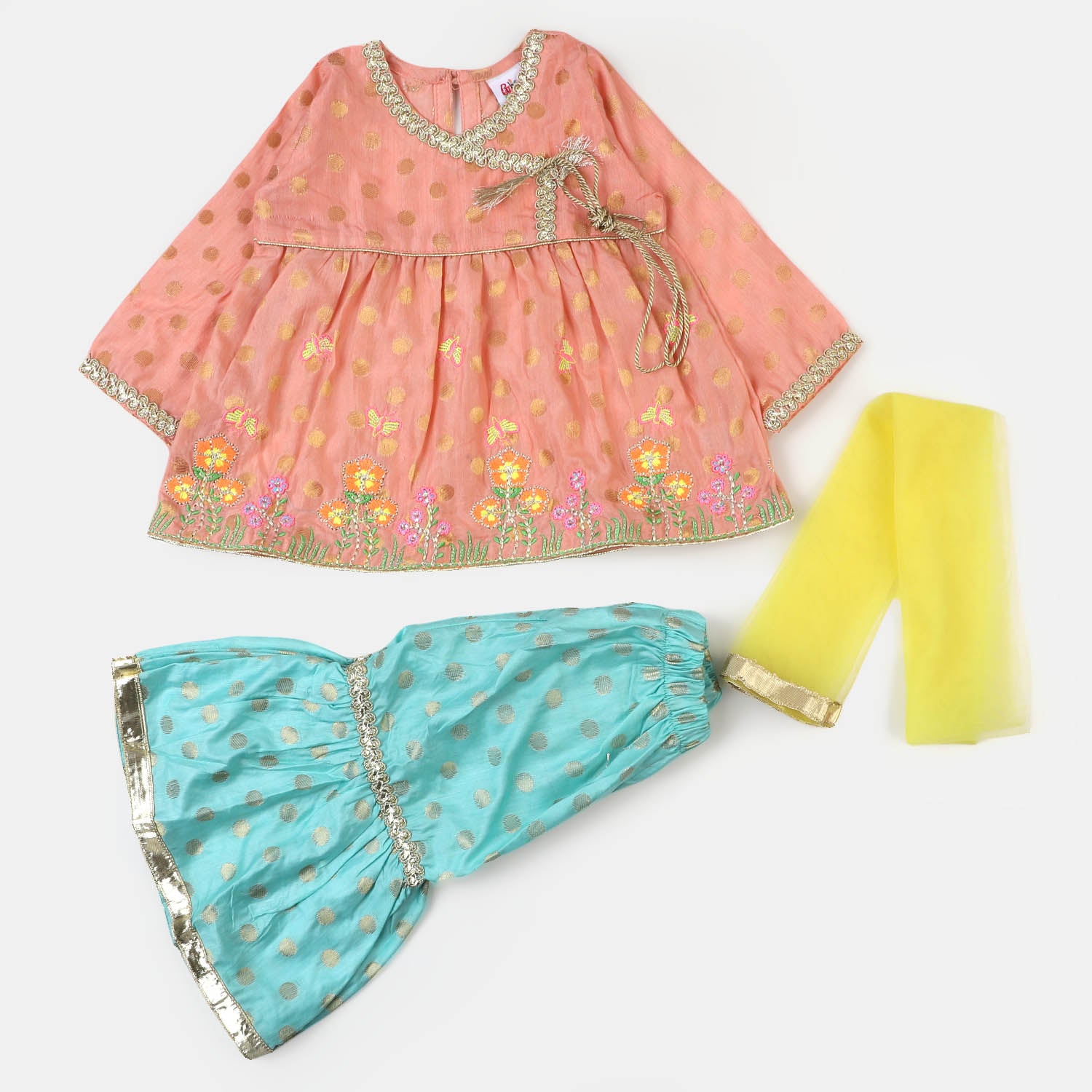 Infant Girls 3 PCs Suit Little Garden | Pink Price in Pakistan | Bachaa ...