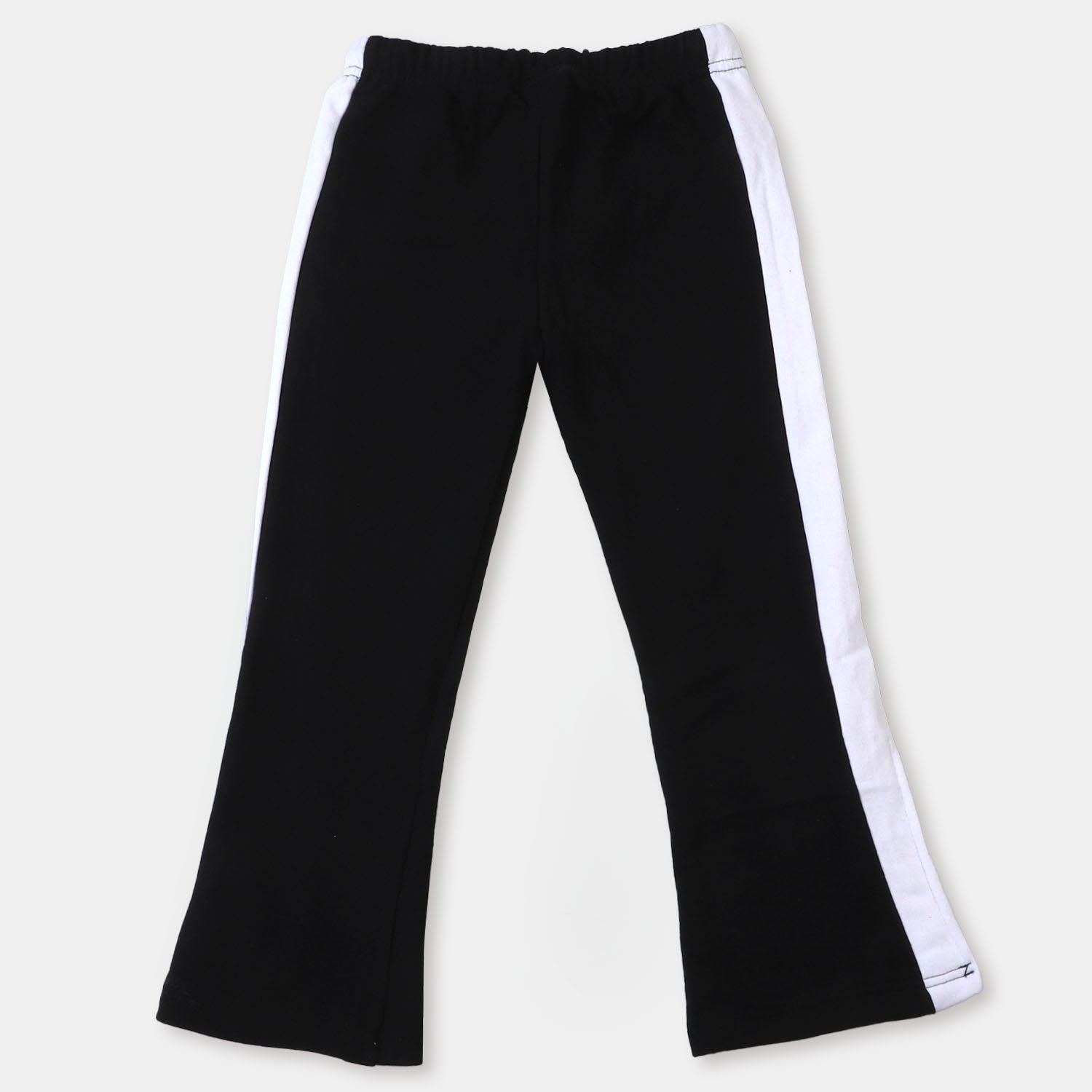 Girls Cotton Terry Pyjama Bell Bottom - Black/White Price in Pakistan ...