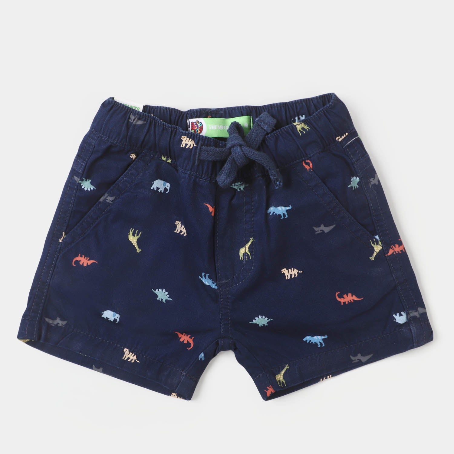 Infant Boys Cotton Short Dino - NAVY Price in Pakistan | Bachaa Party