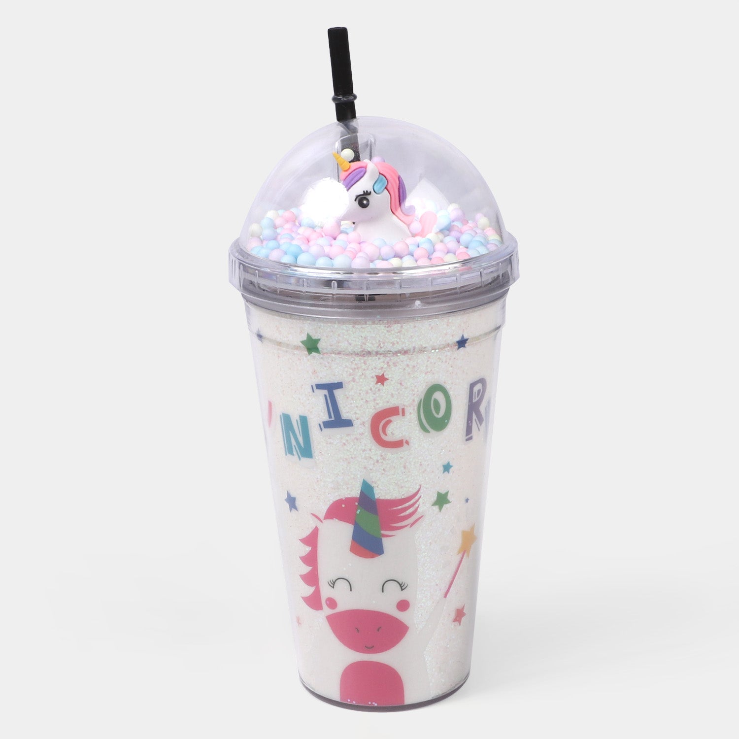 Fancy Straw Glass/Cup For Kids Price in Pakistan | Bachaa Party