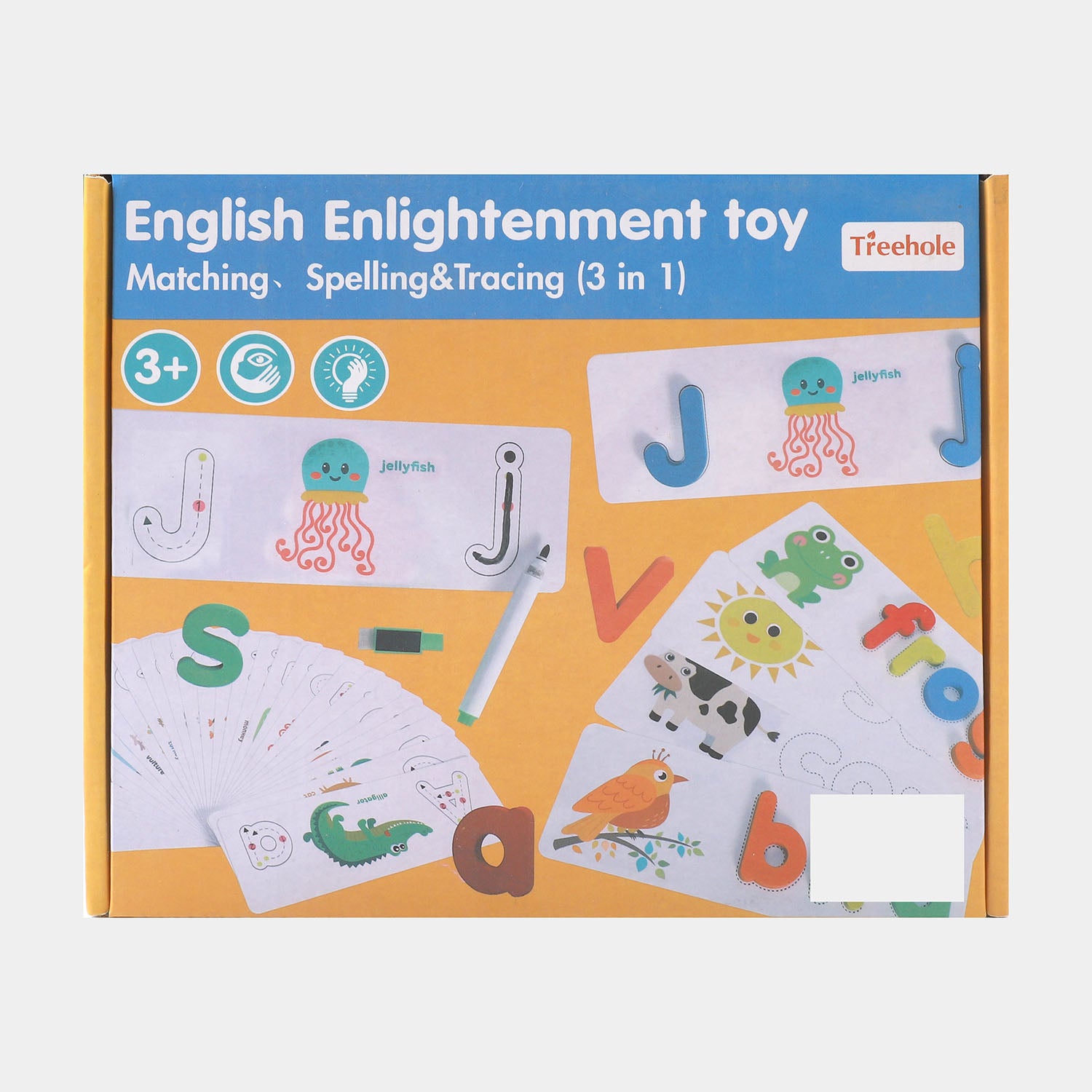 Matching Spelling & Tracing Game | 3IN1 Price in Pakistan | Bachaa Party